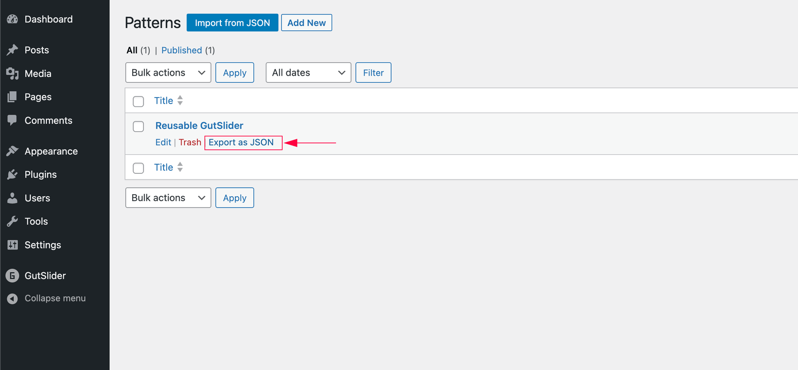 How To Export Reusable Blocks In Wordpress